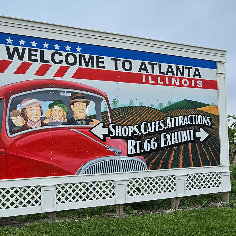 Route 66 Exhibit – Atlanta Illinois Tourism